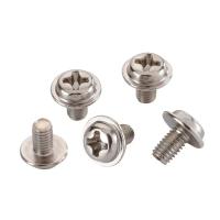 China 304 Stainless Steel Pan Head Screw DIN967 Fine Thread Cross Head Screws M1.6 1.8mm for sale