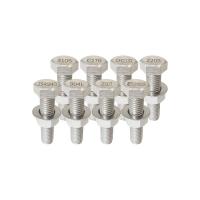 China Super Duplex Stainless Steel 904L Bolt 254SMO Hex Head Bolt And Nut Din933 Full Thread for sale