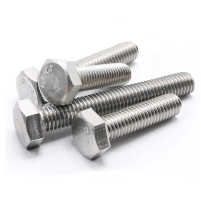 China Super Duplex 2205 2507 Hexagon Bolts And Nuts Stainless Steel 904l Hex Bolt Din933 for sale