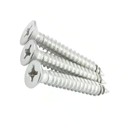 China Stainless Steel Concrete Screw Zinc Plated Roofing Screws Pan Head Stainless Steel Fasteners for sale