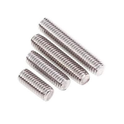 China DIN 975 Stainless Steel 304 316 Threaded Rod M3 Stud Bolt With Hex But And Washer for sale