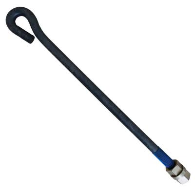 China Hot Dip Galvanized Anchor Bolts With Hex Nuts M20 9 Type Foundation Bolts Carbon Steel for sale