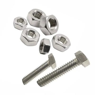 China 100pcs Hex Head Bolts in Standard Size with 1.0mm Thread Pitch and 12mm Thread Length for sale