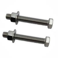 China A2-70 Grade Polished Hex Head Bolts 100Pcs M6-M24 for sale