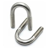 China U-Bolt Hardware U Type Foundation Anchor Bolts Bay Bolt DIN3570 304 316 Stainless Steel for sale