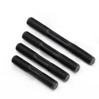 China Fastener Double End Studs Threaded Rod Stud Bolt Black Zinc High Strength Grade 8.8 for sale