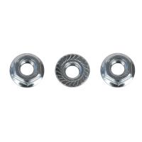 China Hex Serrated Flange Nut M10 Stainless Steel Weld Hexagonal Flange Nuts Bright Polishing for sale