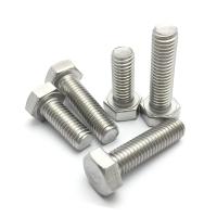 China Hex Head Bolts F55 S32760 Duplex Stainless Steel Hexagon Bolt High Quality Fasteners for sale