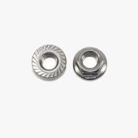 China DIN6923 Hex flange nuts lock nuts serrated Hexagon Nuts With Flange sus304 stainless stee for sale