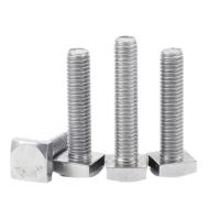 China 2205 2507 Super Duplex Stainless Steel Square Head Bolts M8 30mm Mirror Polishing for sale