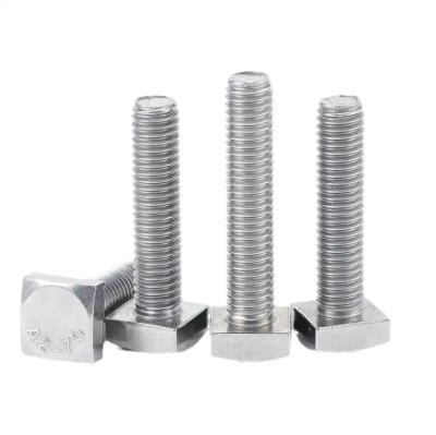 China 2205 2507 Super Duplex Stainless Steel Square Head Bolts M8 30mm Mirror Polishing for sale