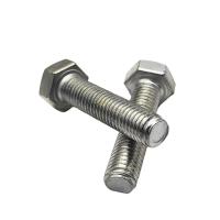 China DIN933 DIN931 Hex Head Bolts Super Duplex Stainless Steel Hexagon Bolt High Quality for sale