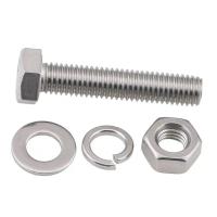 China Hex Drive 8.8 Grade 120mm Thread Length NPT Standard Stainless Steel Bolts for sale
