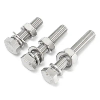 China Wholesale Fastener Hex Bolt And Nut and washer super duplex Stainless Steel For Building Machine for sale