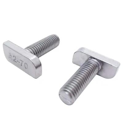 China SS2205 2507 M8 M10 T Head Track Bolt Super Duplex Stainless Steel Hardware Fasteners for sale