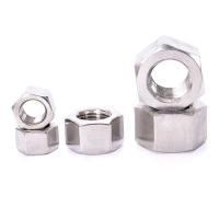 China Din933 Din934 Factory Price Stainless Steel 304 Fastener M4 Hex Nut for sale
