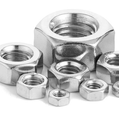 China DIN934 Hex Nut Carbon Steel Galvanized Spot Supply M6 Grade 4.8/5.8 for sale