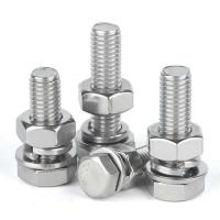 China Right Hand Thread Direction M6 Hex Head Bolts With Thread Pitch 1.0mm for sale