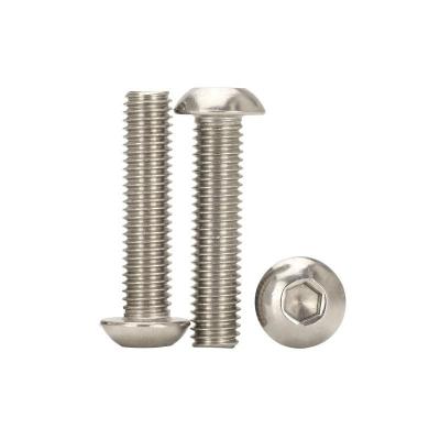 China Hot Sales  2205 2507 Stainless Steel Hexagon Socket Screws Round Pan Head Machine Screw for sale