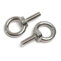 China 904L Stainless Steel Lifting Ring Screw Eye Bolts M8 M10 Full Thread High Quality for sale