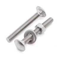 China 4mm Drive Size Countersunk Carriage Bolts In Zinc Plated Finish for sale