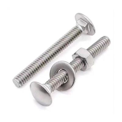 China 4mm Drive Size Countersunk Carriage Bolts In Zinc Plated Finish for sale