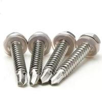 China Hex Washer Head Self Drilling Metal Screws High-strength material case hardening Excellent driving & torsional performance for sale