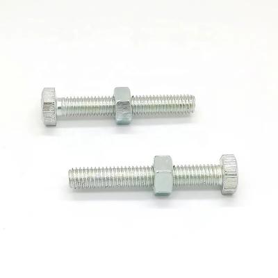 China Grade 4.8/8.8/10.9/12.9 MOQ 1000 Pieces Threaded Stud Bolts with Polishing for sale