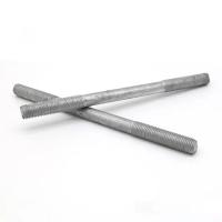 China Carbon Steel Threaded Stud Bolts with Hexagon Head Type and ISO9001 Certification for sale