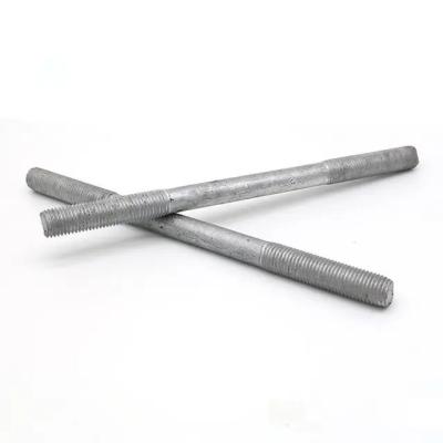 China Carbon Steel Threaded Stud Bolts with Hexagon Head Type and ISO9001 Certification for sale