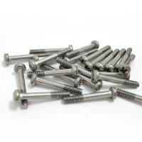 China 1.0mm Thread Pitch Excavator Track Bolts With Zinc Plated Finish For Tough Conditions for sale