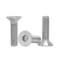 China Steel Countersunk Head Bolts With Hex Socket Drive For Heavy Duty Applications for sale