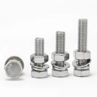 China Din933 Din934 Factory Price Galvanized M4 Hex Nut With Thread Length 5 - 300mm for sale