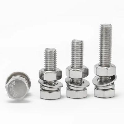 China Din933 Din934 Factory Price Galvanized M4 Hex Nut With Thread Length 5 - 300mm for sale