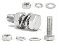 China DIN6334 M6×18mm Grade 12.9 Galvanized Steel Long Connector Coupling Thread Nut for sale