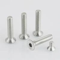 China DIN7991 M4 M5 M6 M8 M10 M12 Stainless Steel Allen Bolts Hex Socket Flat Countersunk Head Screws for sale