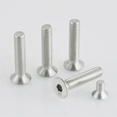China DIN7991 M4 M5 M6 M8 M10 M12 Stainless Steel Allen Bolts Hex Socket Flat Countersunk Head Screws for sale