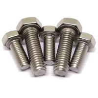 China 12mm Thread Length M6 Silver Hex Head Bolts for Pharmaceutical Applications for sale