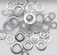China High Tensile Single Coil Spring Lock Washers DIN127 Blue White Zinc M2-M48 Industrial Grade for sale