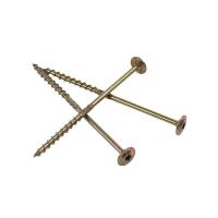 China 6-Rib Flat Head Chipboard Screws #6 With CSK Head For Furniture Craftsmanship for sale