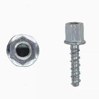 China Hex Head Concrete Screws for Fastening Objects to Masonry DIN Standard Yellow/Blue White Fastener for sale