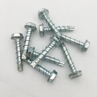 China 7.5mm Hex Head Lead Anchor Masonry Screws For Custom Capacity Thread Coarse Yellow/Blue White Color for sale