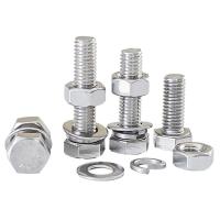 China A2-70 Silver Hex Socket Bolts 100pcs Grade Head with 1.0mm Thread Pitch for sale