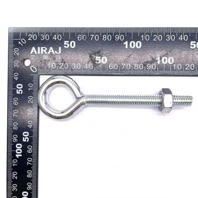 China Zinc Plated Stainless Steel Eye Bolts Fasteners Nuts For Strong Holding for sale