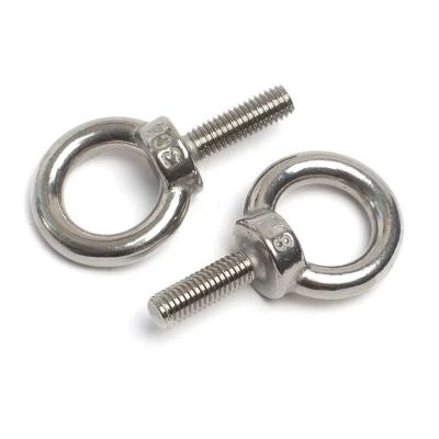 China Super Duplex 2205 2507 Full Thread Lifting Eye Bolts Ring Nuts M10 High Strength Rigging for sale