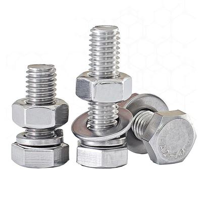 China TOBO M6x12mm 1.0mm Thread Pitch Stainless Steel 304 Hex Socket Cap Screw DIN912 Silver for sale