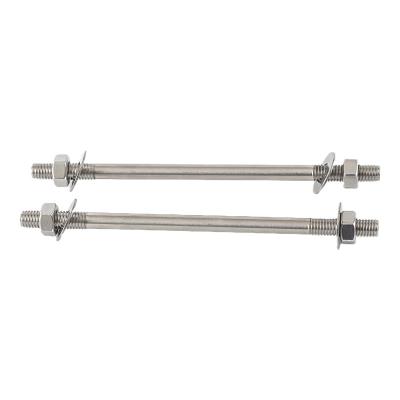 China Carbon Steel Hexagon Head Threaded Stud Bolts DIN ANSI GB JIS Grade 4.8 8.8 10.9 12.9 for sale
