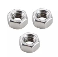 China Stainless Steel SS201 Bolts And Nuts GB52 M8 Hex Head Nut For Chemical Industry for sale