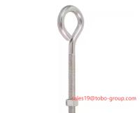 China Eye Bolts M6*50 SS304 Sheep Eye Bolt Match Nuts For Industrial Application for sale