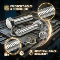 China ASME B18.2.1 Stainless Steel Fastener Thread Pitch 1 Precision Engineered Durable Corrosion Resistant Fastening Hardware for sale